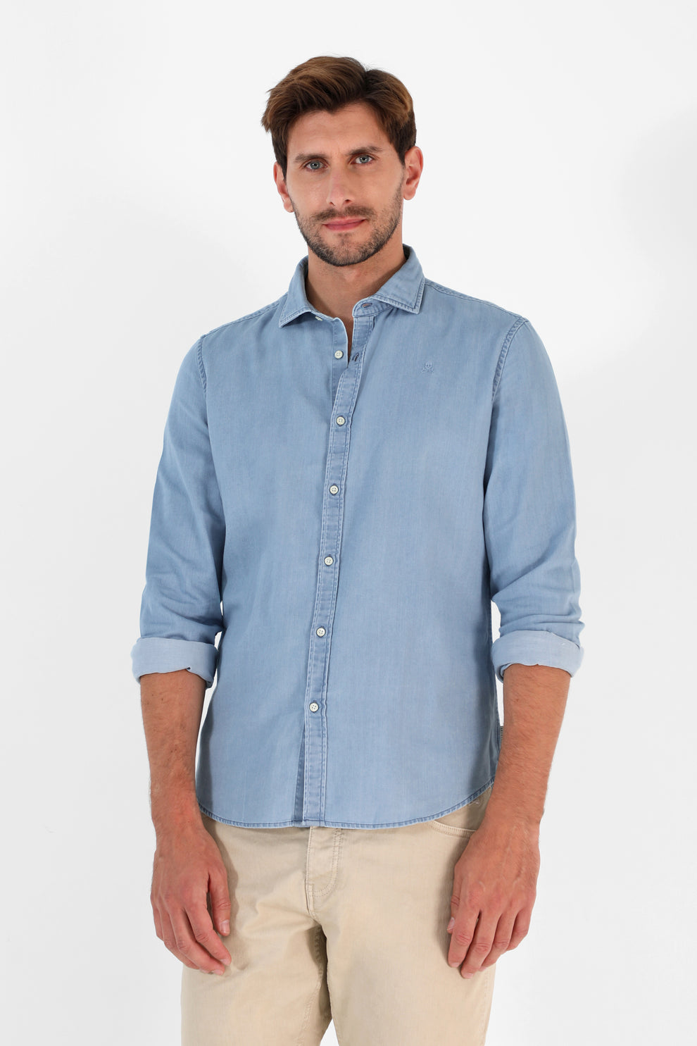 CAMISA DENIM BÁSICA – Scalpers