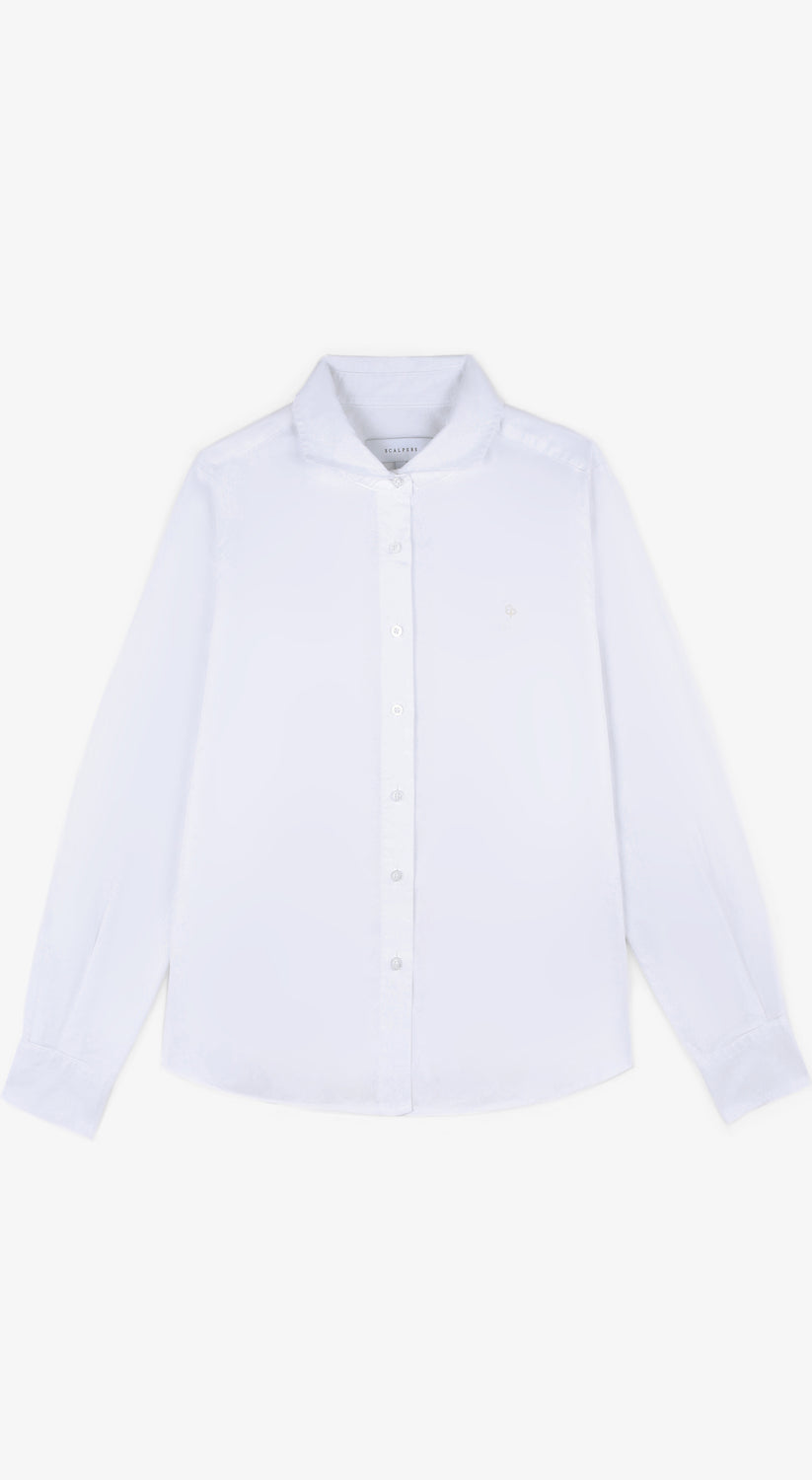 CAMISA CLÁSICA BORDADO PECHO – Scalpers
